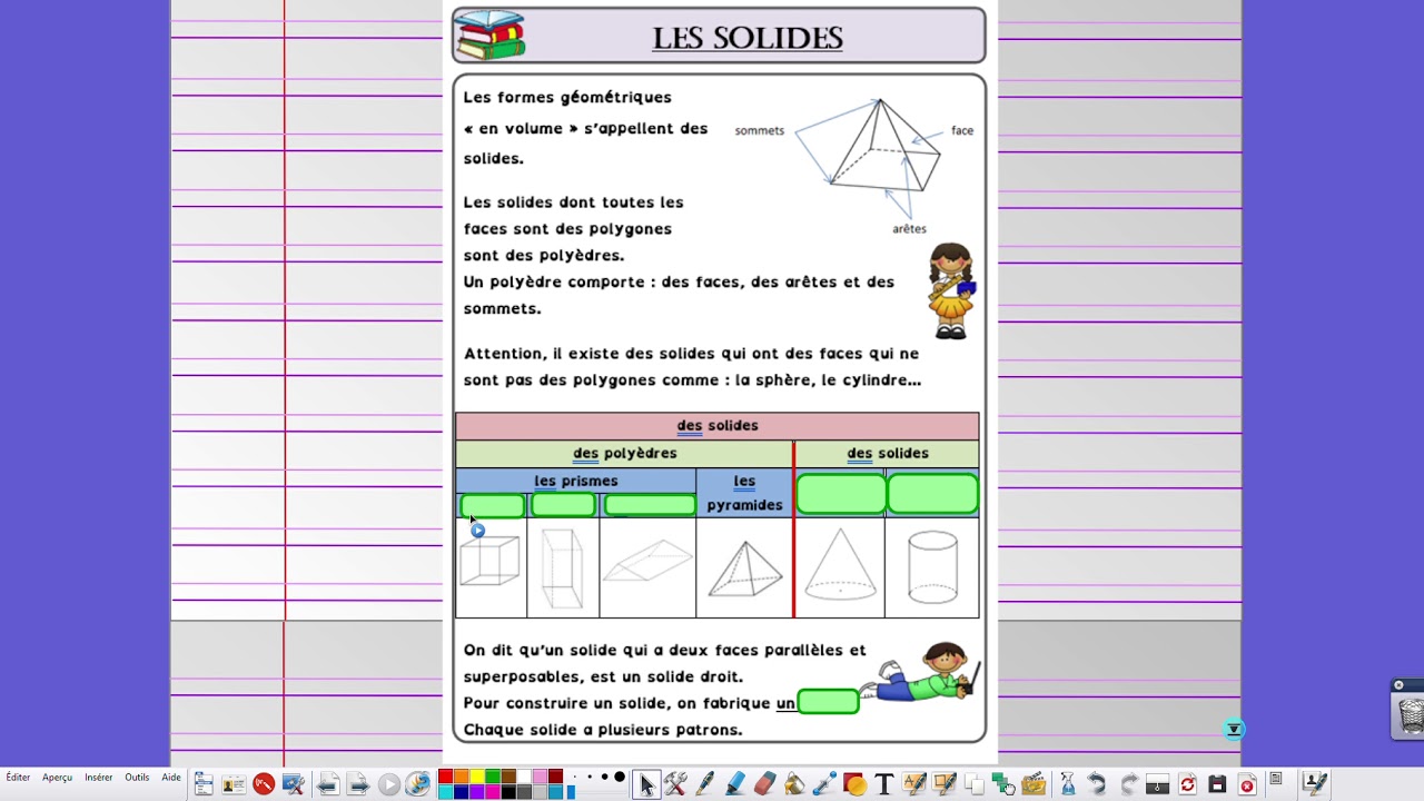 Leçon sur les solides - YouTube
