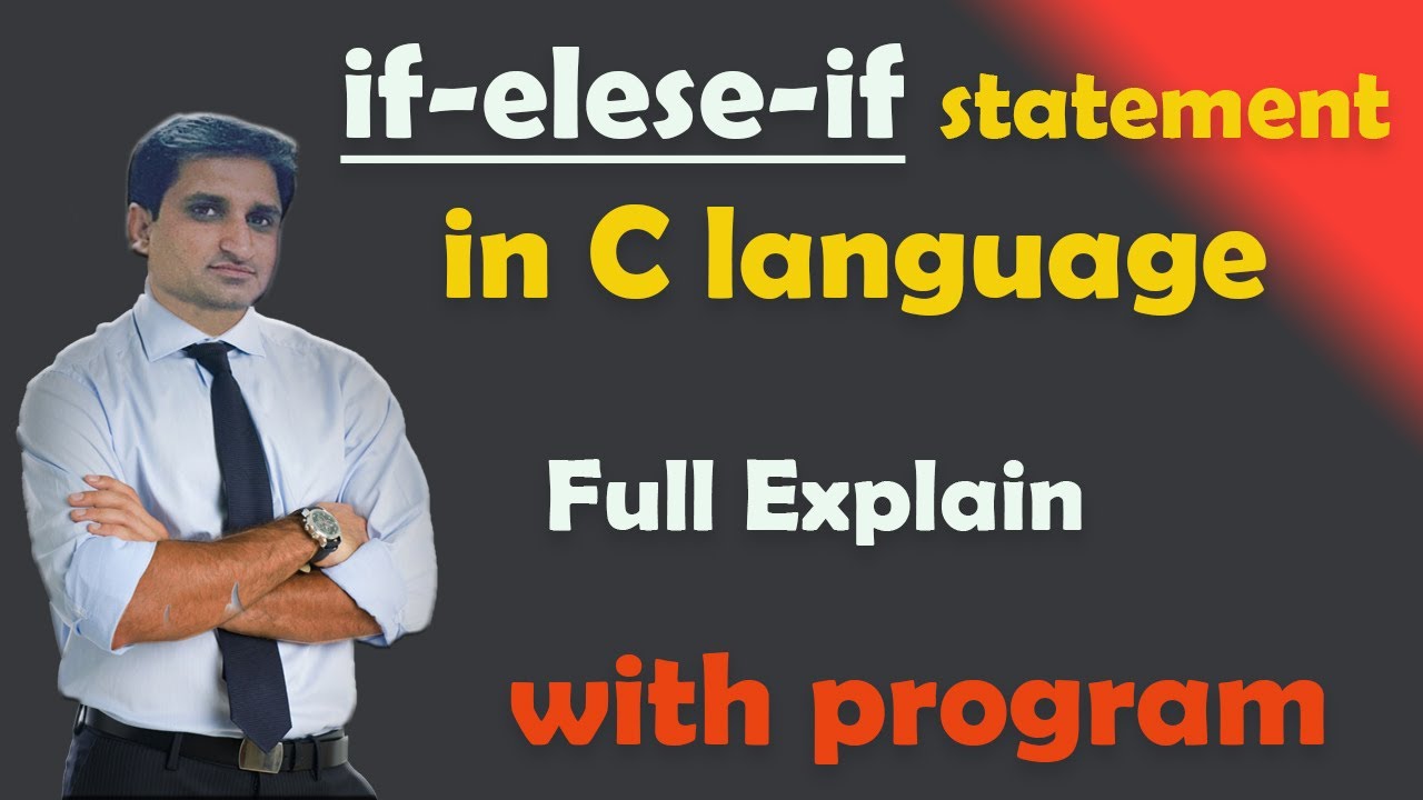 If Else If Statement In C Programming If Else If Statement With 2615
