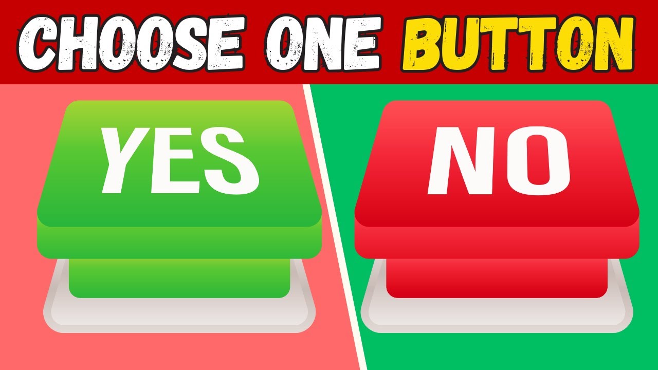 Choose One Button - The Ultimate Choice Game - YouTube