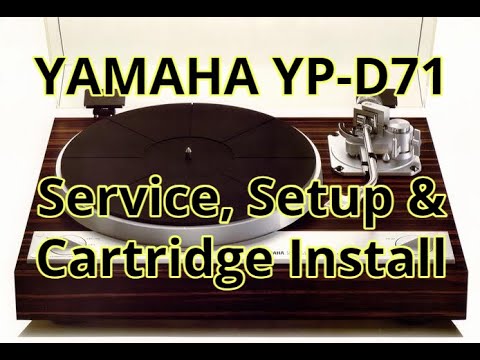 Yamaha YP-D71: Service, Setup and Cartridge Installation - YouTube