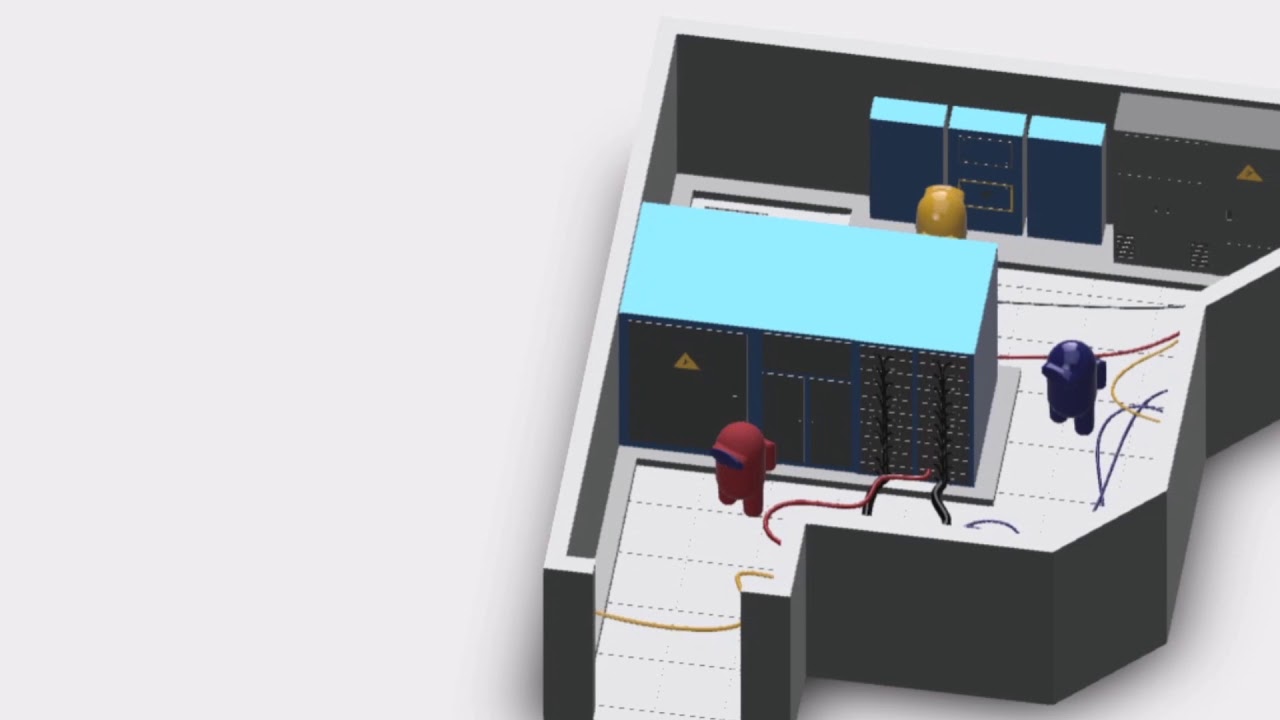 3D modelling Among Us Electrical Diorama - YouTube