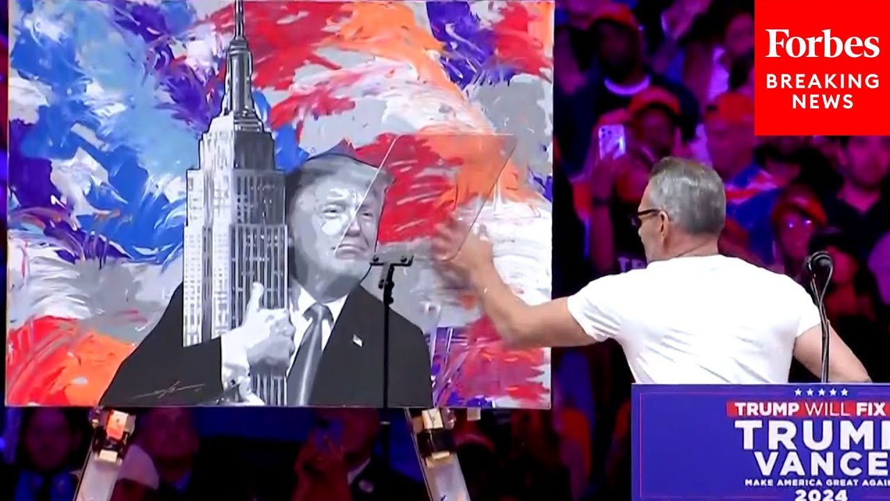 BREAKING: Artist Scott LoBaido Creates Trump Painting In Real Time At ...