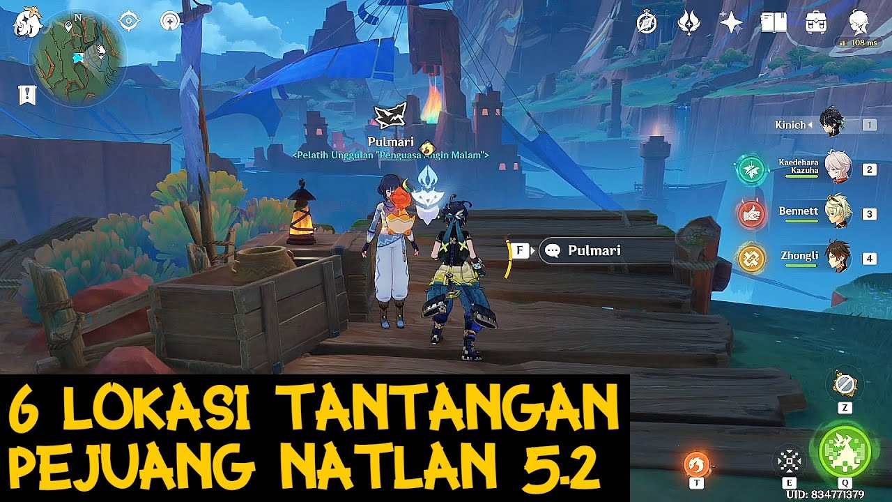 6 Lokasi Tantangan Pejuang Natlan 5.2 | Genshin Impact - YouTube