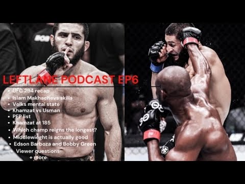 LeftLane MMA Podcast Ep.6 • UFC 294, Makhachev, Volks mentality ...