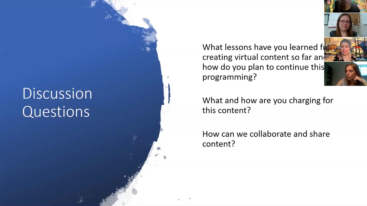 Virtual Discussion #3: Public Programs and Events - YouTube
