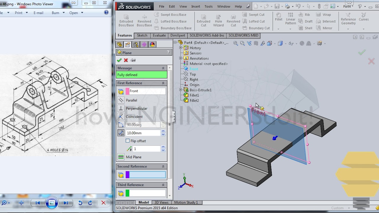 SolidWorks Beginners|Exercise 46|Practice session - YouTube