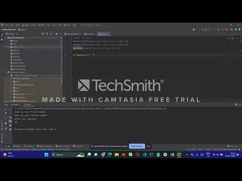 How to create simple calculator using python - YouTube