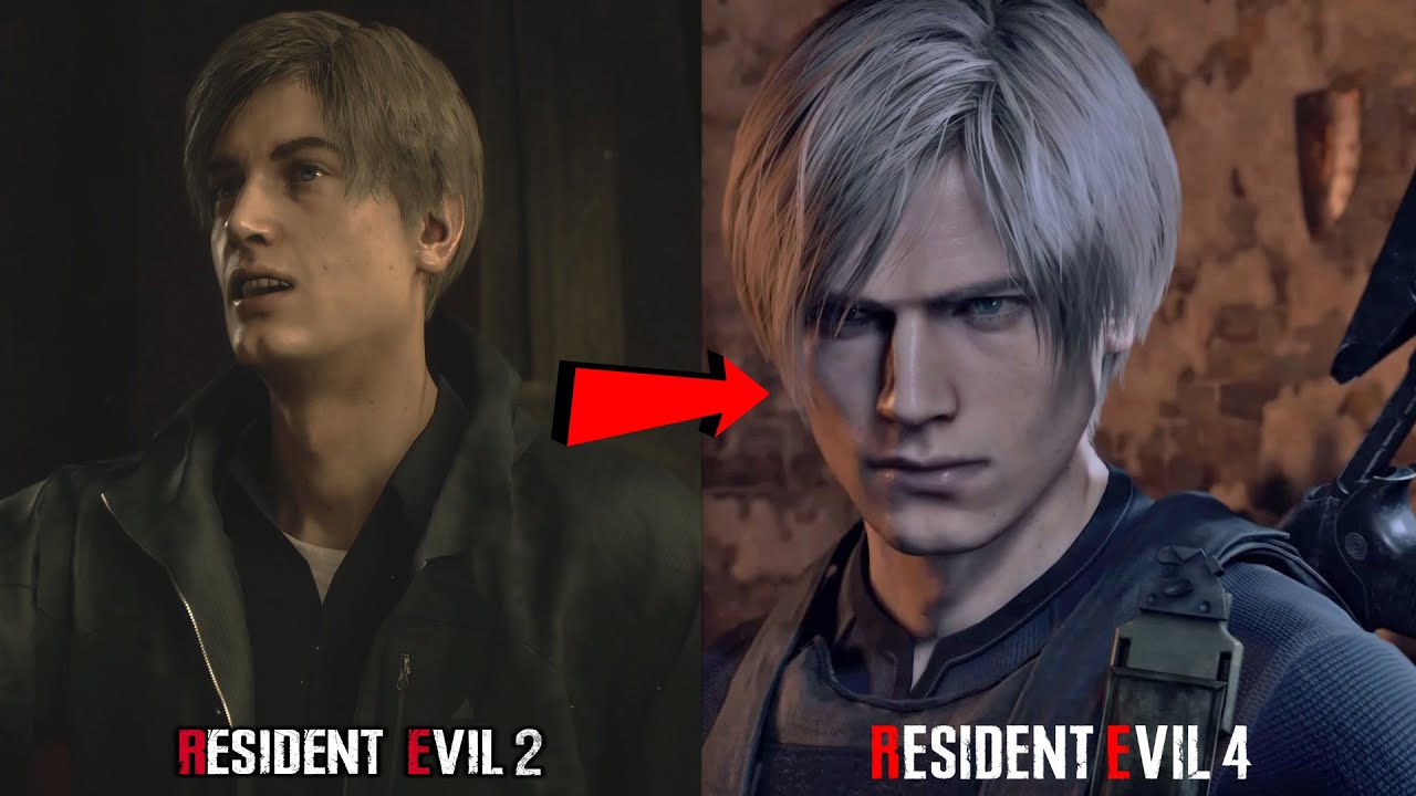 Leon Amazing Voice Acting from rookie to super agent Resident Evil 4 Vs ...