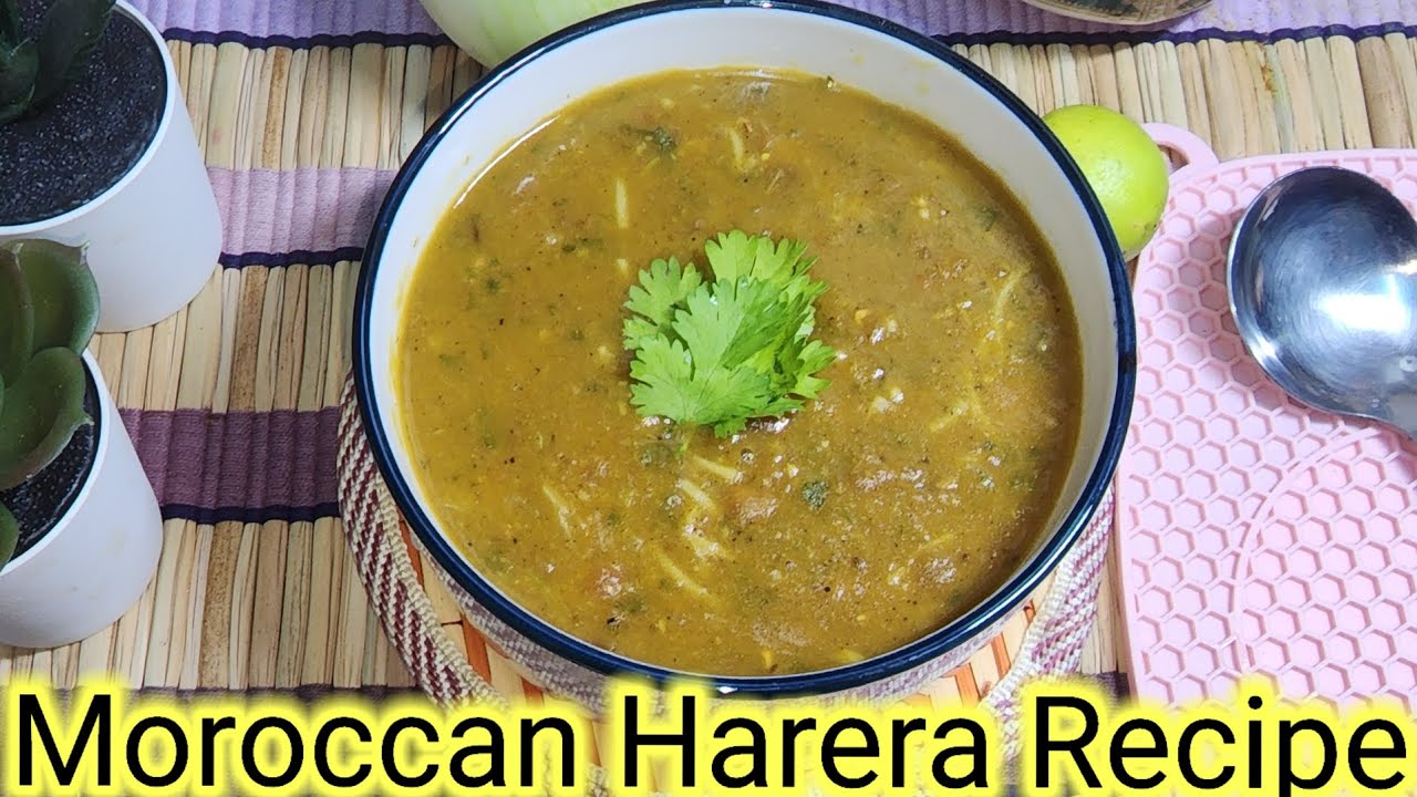 Harera recipe|Moroccan Harera|Harera Soup|Pak Gulf Dine | - YouTube