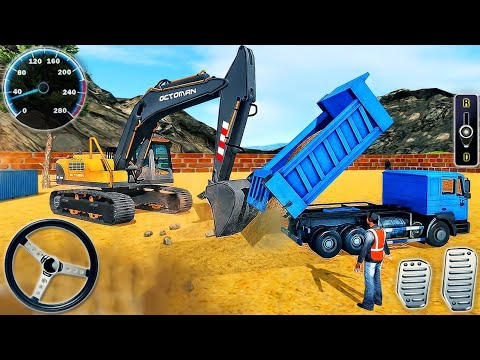 Real JCB Backhoe Loader Game Walkthrough - City Construction Simulator ...