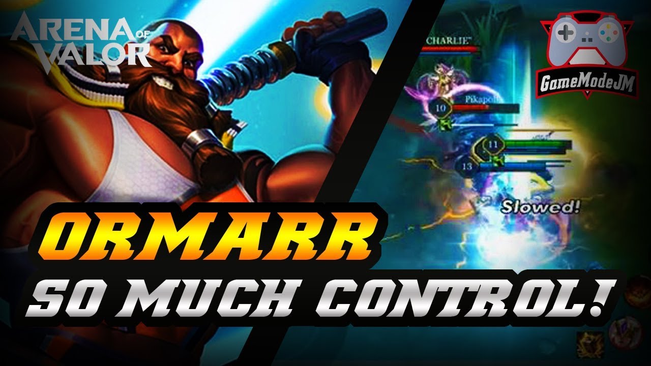 SO MUCH CONTROL!! | Ormarr Arena of Valor Builds and Gameplay - YouTube