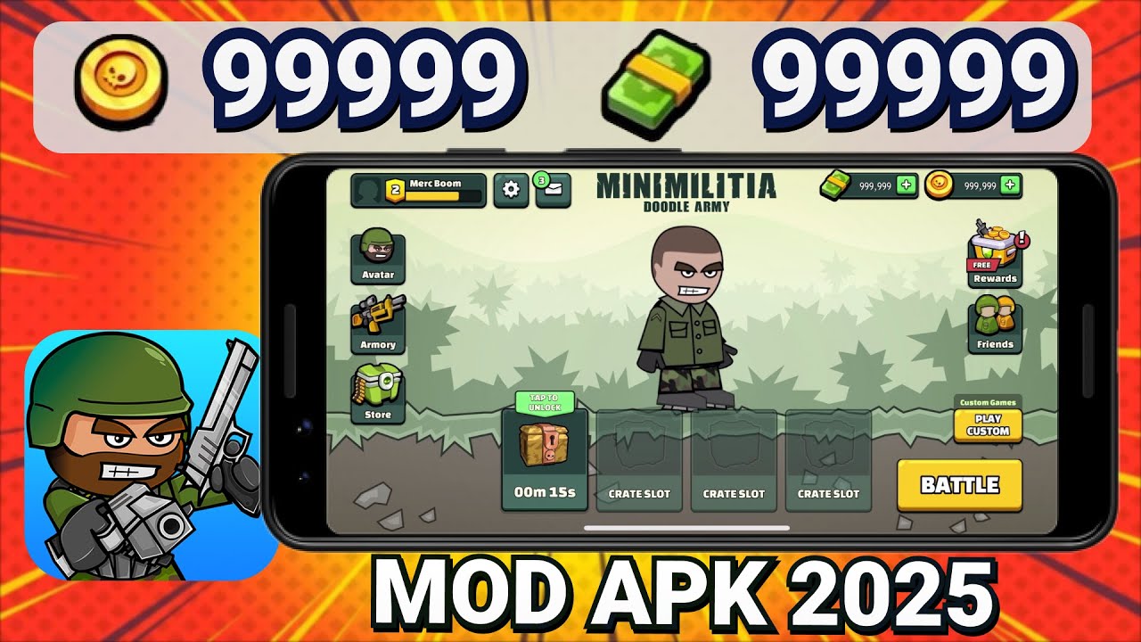 Mini Militia MOD APK v8.6.9 (2025) - Unlimited Ammo, Health & Pro Pack! 🚀 Android & iOS - YouTube