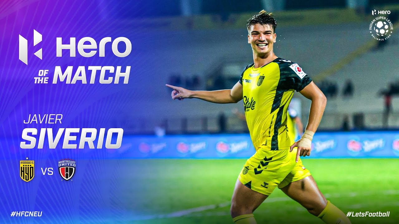 Hero of the Match - Javier Siverio | Hyderabad FC 6-1 NorthEast United ...