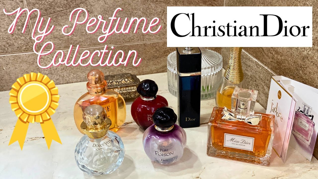 My Entire Dior Perfume Collection | Hypnotic Poison, Dune, Addict, J ...