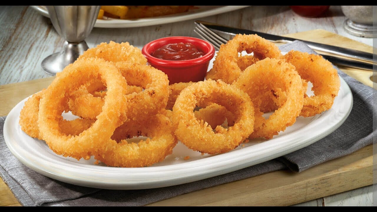 HOME MADE ONION RINGS - YouTube