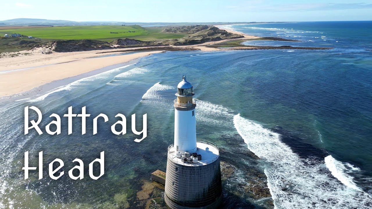 Magical Lighthouse of Rattray Head - Buchan - Scotland | 4K | DJI Mini ...