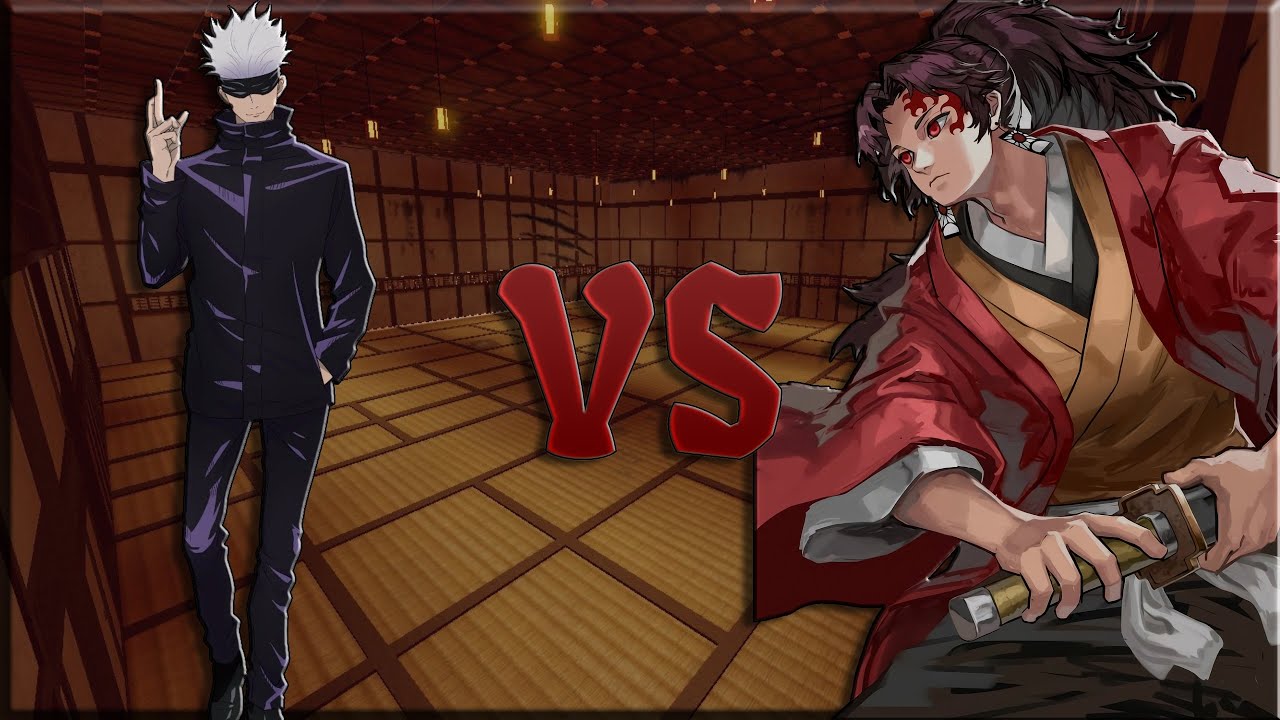 Gojo VS Yoriichi (Minecraft Mods) - YouTube