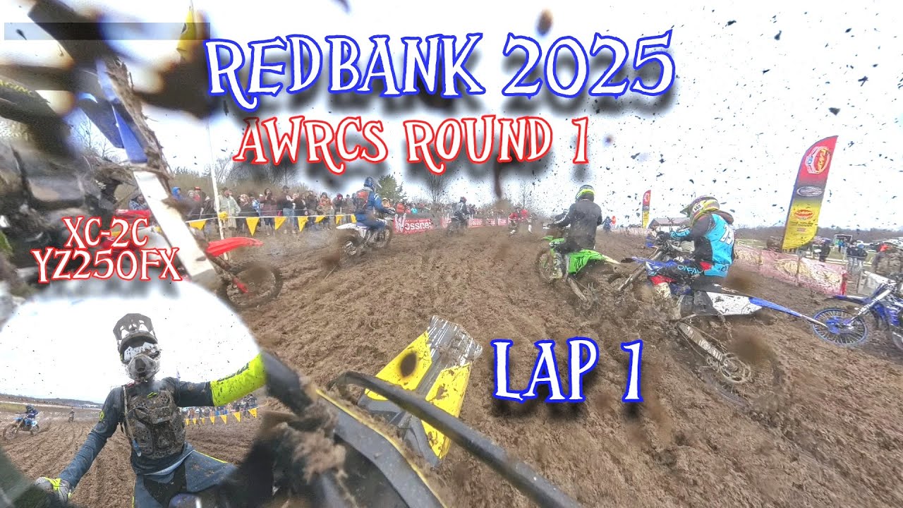 2025 AWRCS round 1 red bank - Dirt bike woods racing - Yamaha YZ250fx ...