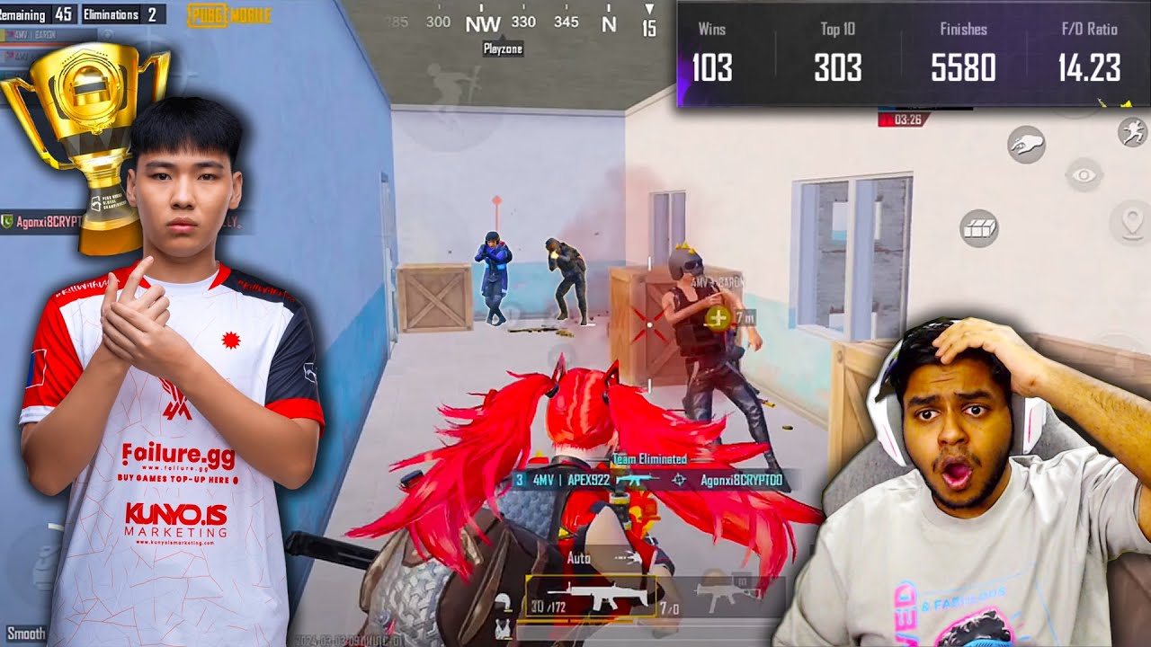 WORLD's GREATEST M416 + 4x Scope CLOSE RANGE PMGC 4MV APEX PUBGM BEST ...