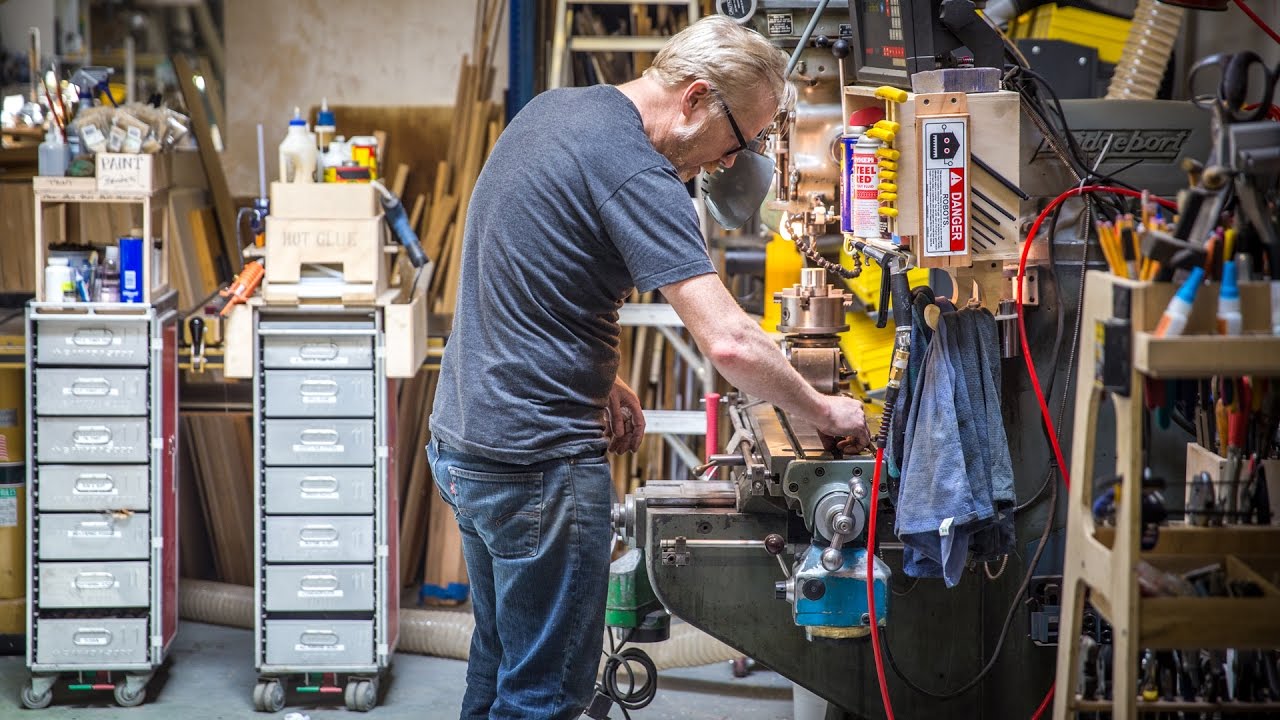 Adam Savage's One Day Builds: NASA Spacesuit Parts! - YouTube