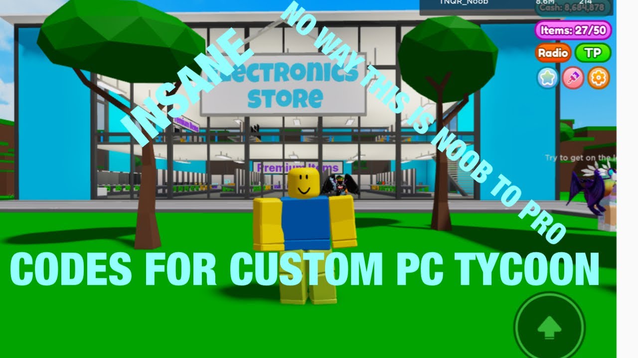 CODES FOR CUSTOM PC TYCOON - YouTube