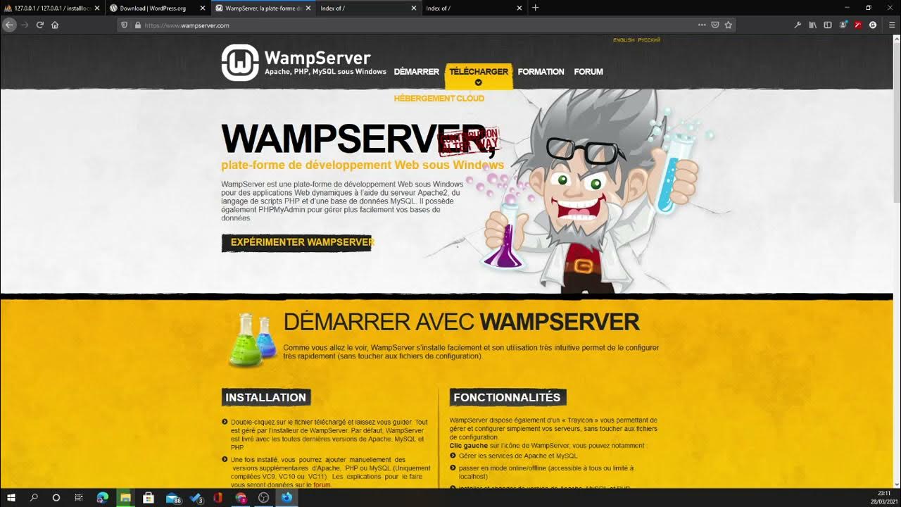 Comment installer WordPress en local EasyPHP Devserver?? - YouTube