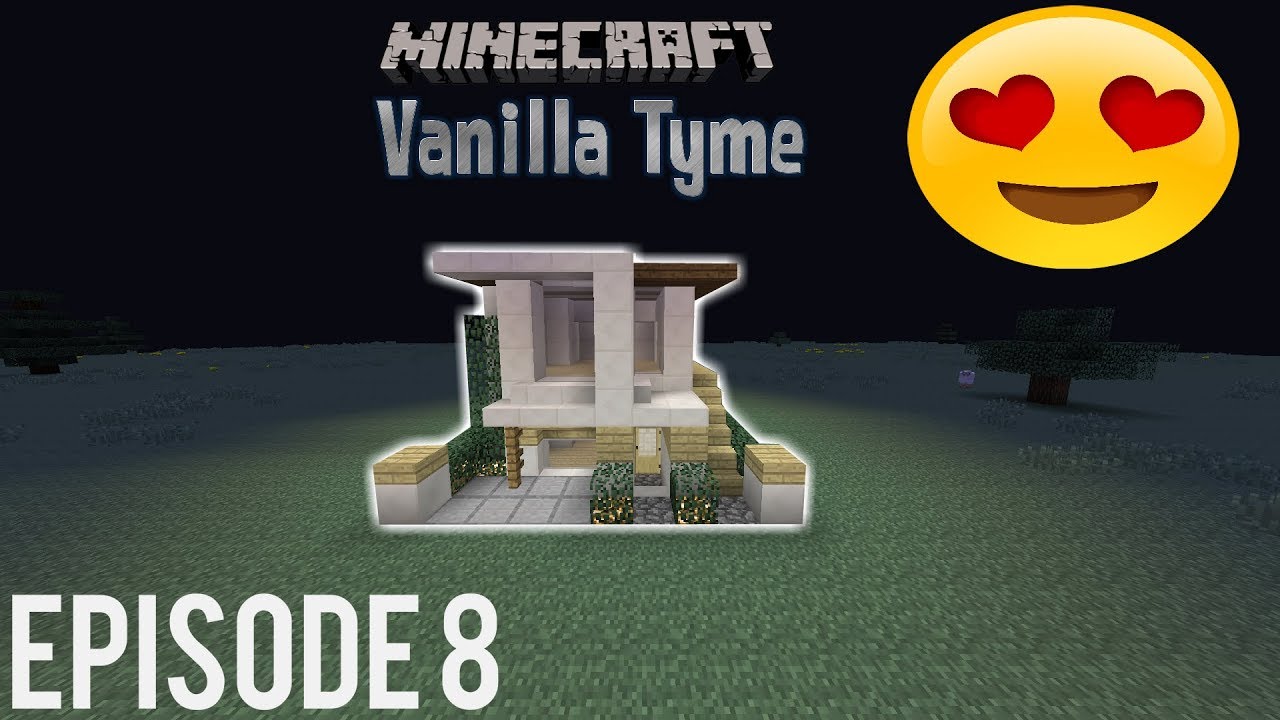 🍦 Vanilla Tyme ~ Minecraft Let's Play ~ BUILDING A MODERN HOUSE WITH SCHEMATICA #8 - YouTube