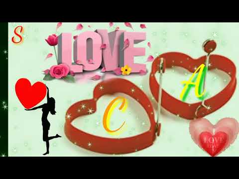 😘A🥰C😘 letters WhatsApp status video