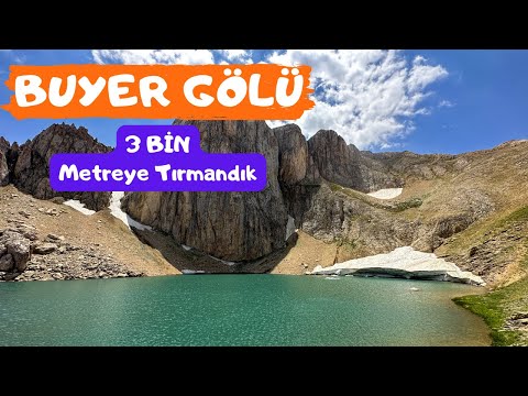 TUNCELİ BUYER GÖLÜ / 3 Bin Metre Yükselikteki Krater Gölüne Çıktık! İNANILMAZ BİR YER