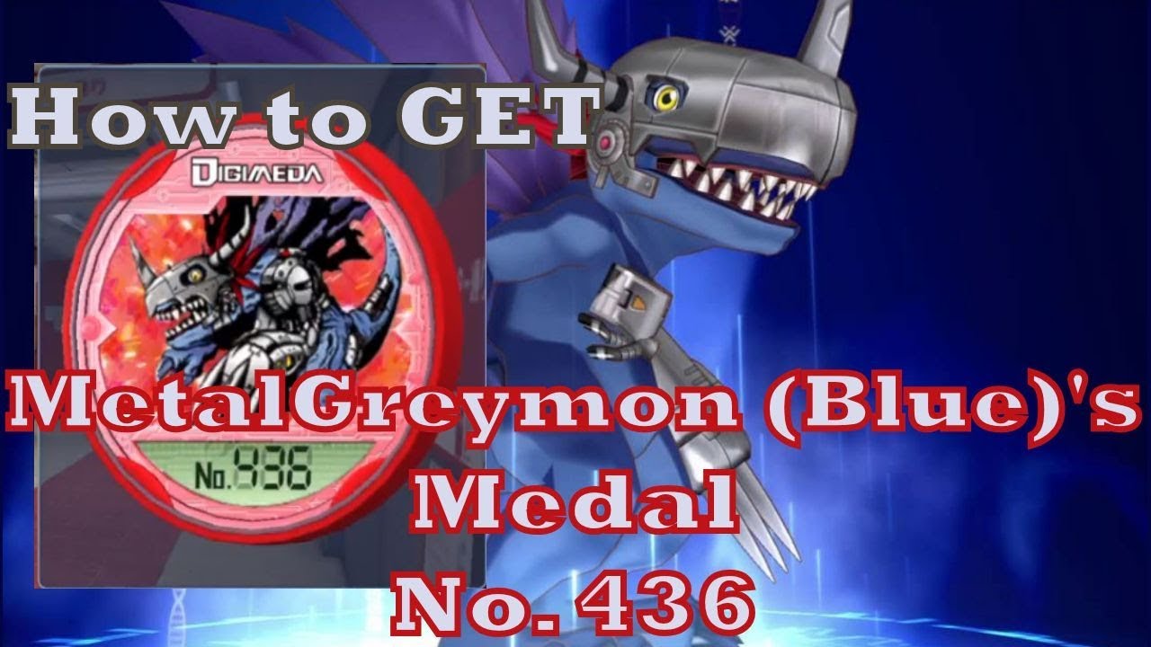 How to get MetalGreymon (Blue)'s Medal | Digimon Story: Cyber Sleuth ...