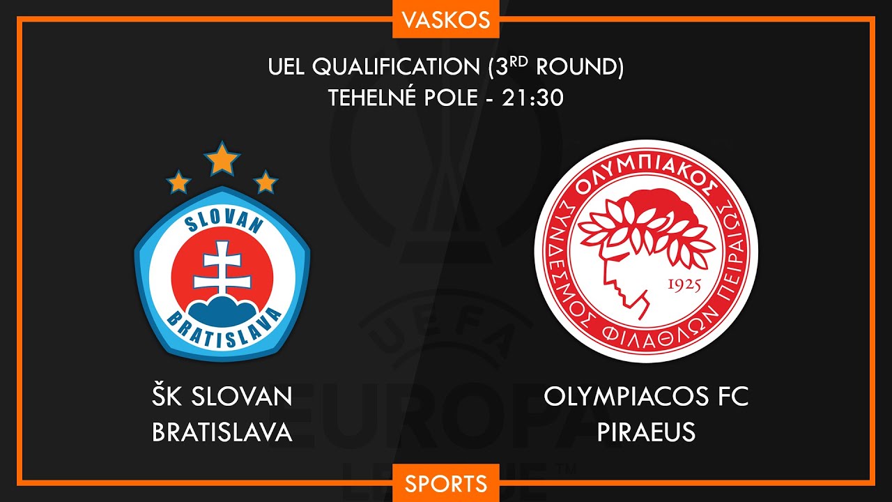 🔴 LIVE | ΣΛΟΒΑΝ ΜΠΡΑΤΙΣΛΑΒΑΣ - ΟΛΥΜΠΙΑΚΟΣ | EUROPA LEAGUE | SLOVAN ...