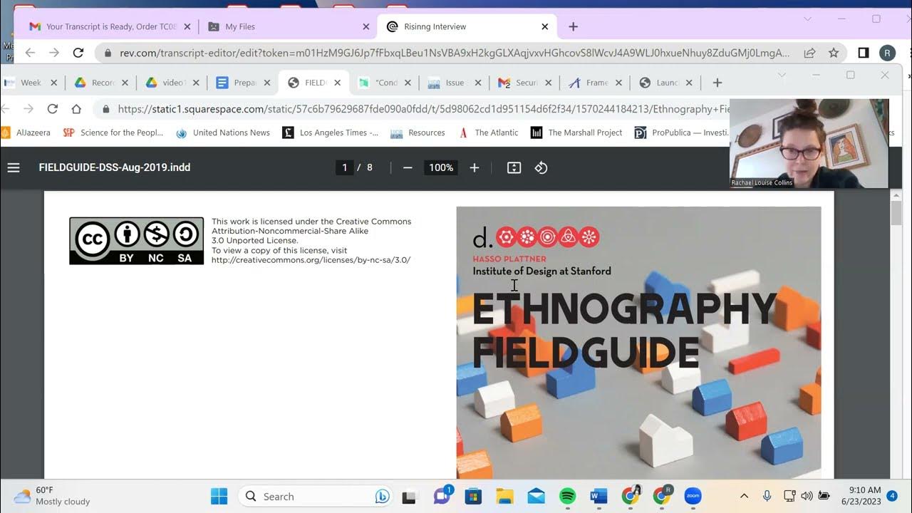 Conducting an ethnographic interview - YouTube