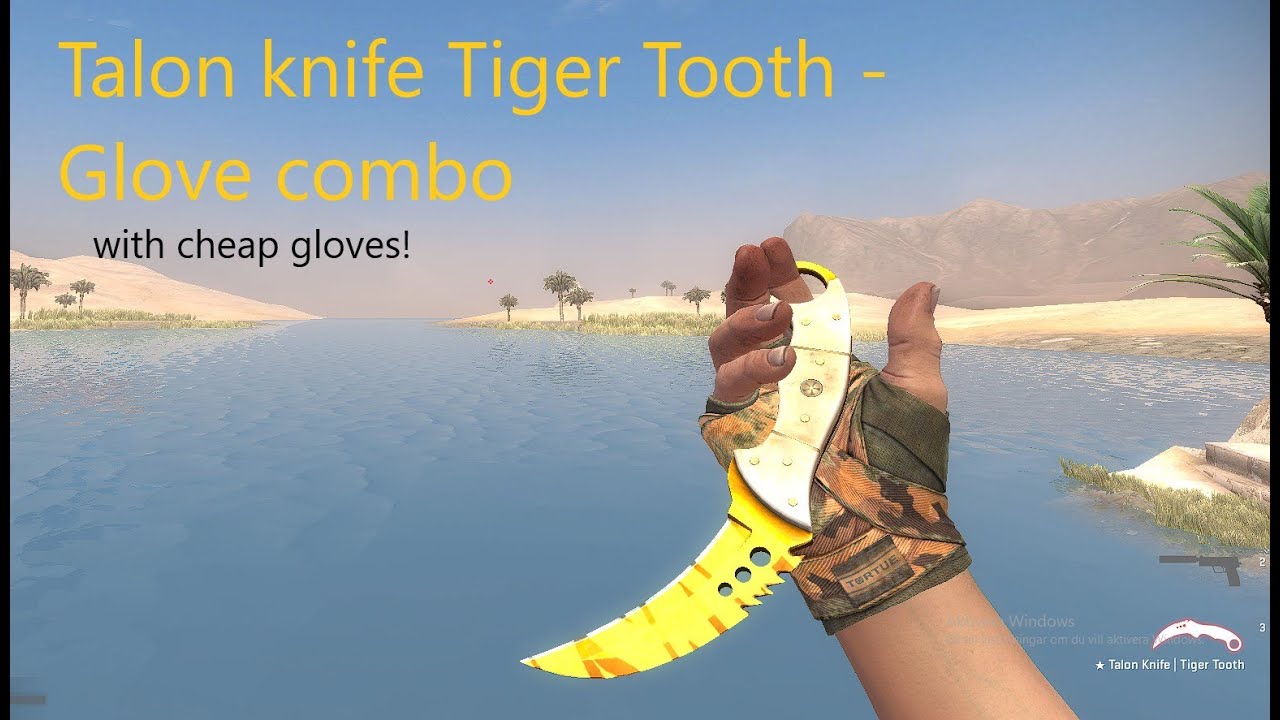 Talon knife Tiger Tooth combo with hand wraps badlands (bs) - YouTube