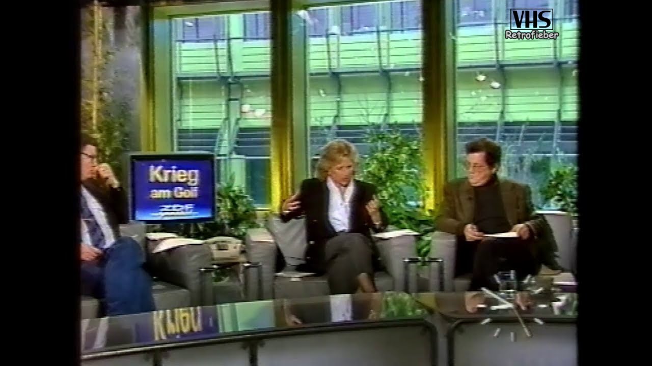 ZDF Spezial - Krieg am Golf - vom 14. Feb 1991 ,mit Nachrichten heute ...