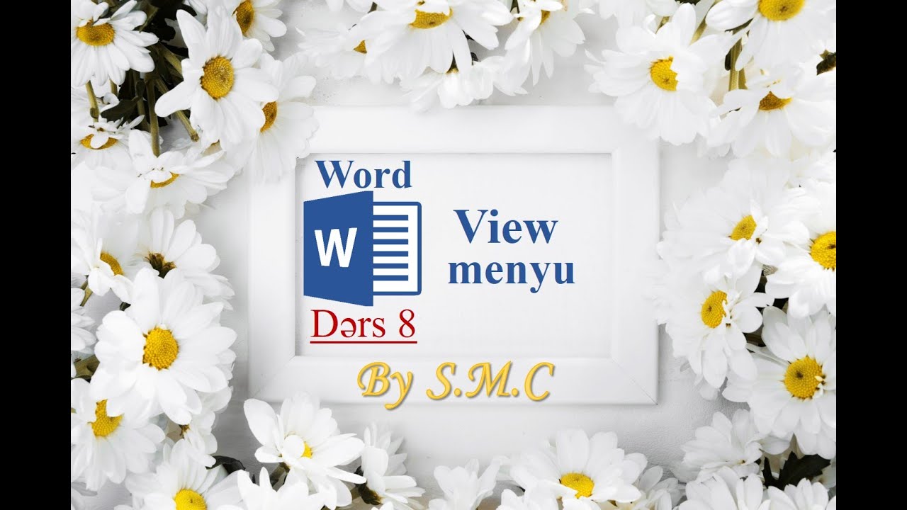 Word. View menyu. - YouTube