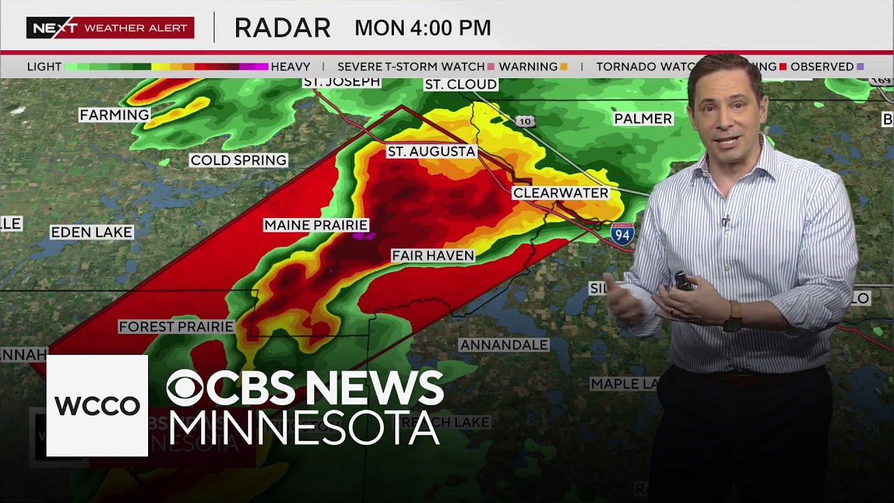 Tornado warnings issued in parts of Minnesota as severe storms roll ...