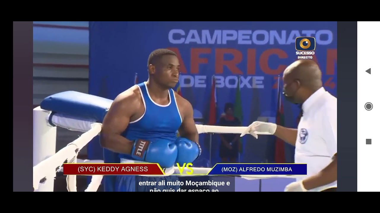 (SYC) KEDDY AGNESS VS (MOZ) ALFREDO MUZIMBA. (CAMPEONATO AFRICANO DE ...