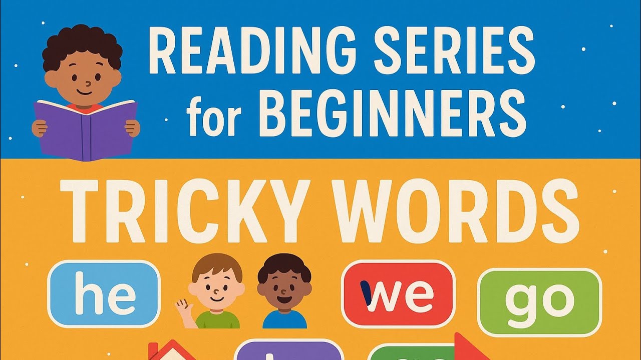 Tricky Words | Reading Series | Video 8 #english #reading #skills - YouTube