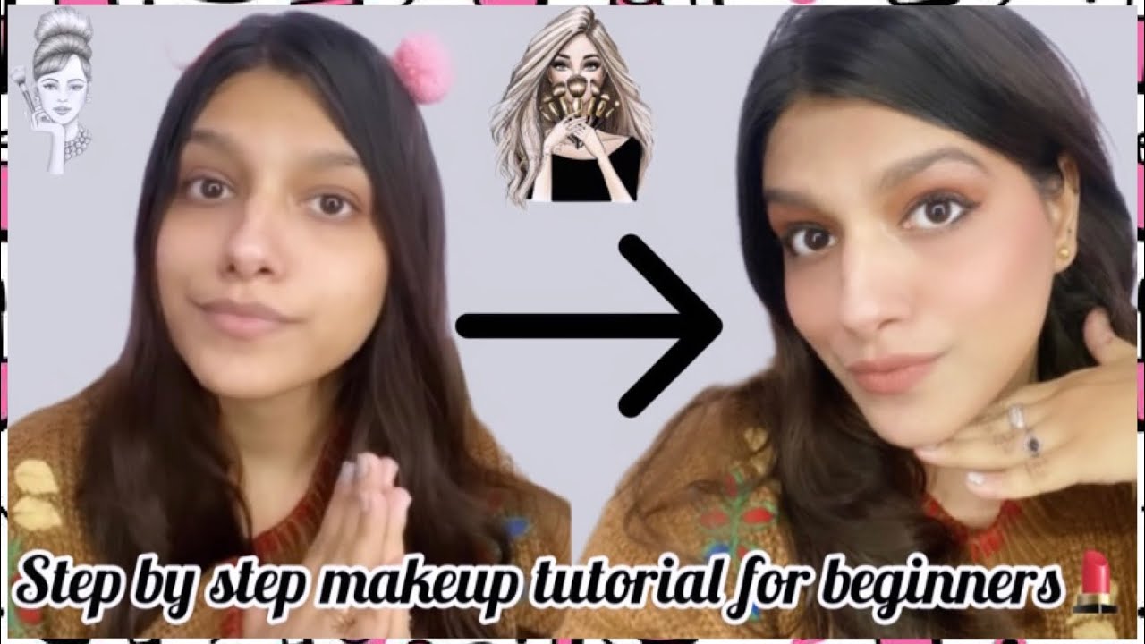 Step by step makeup tutorial for beginners💄#makeup #beginners - YouTube