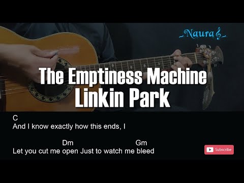 Linkin Park - The Emptiness Machine Guitar Chords Lyrics - YouTube