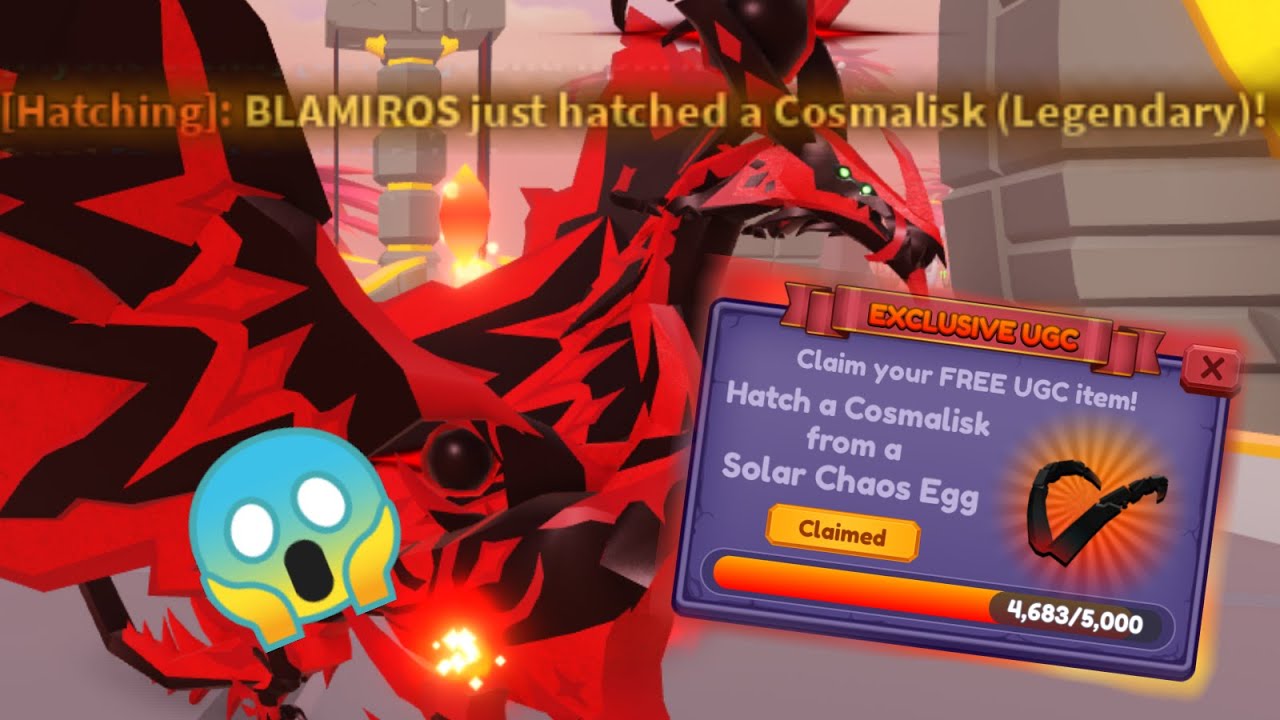 I got new free UGC item with new dragon Cosmalisk! | Dragon Adventures ...