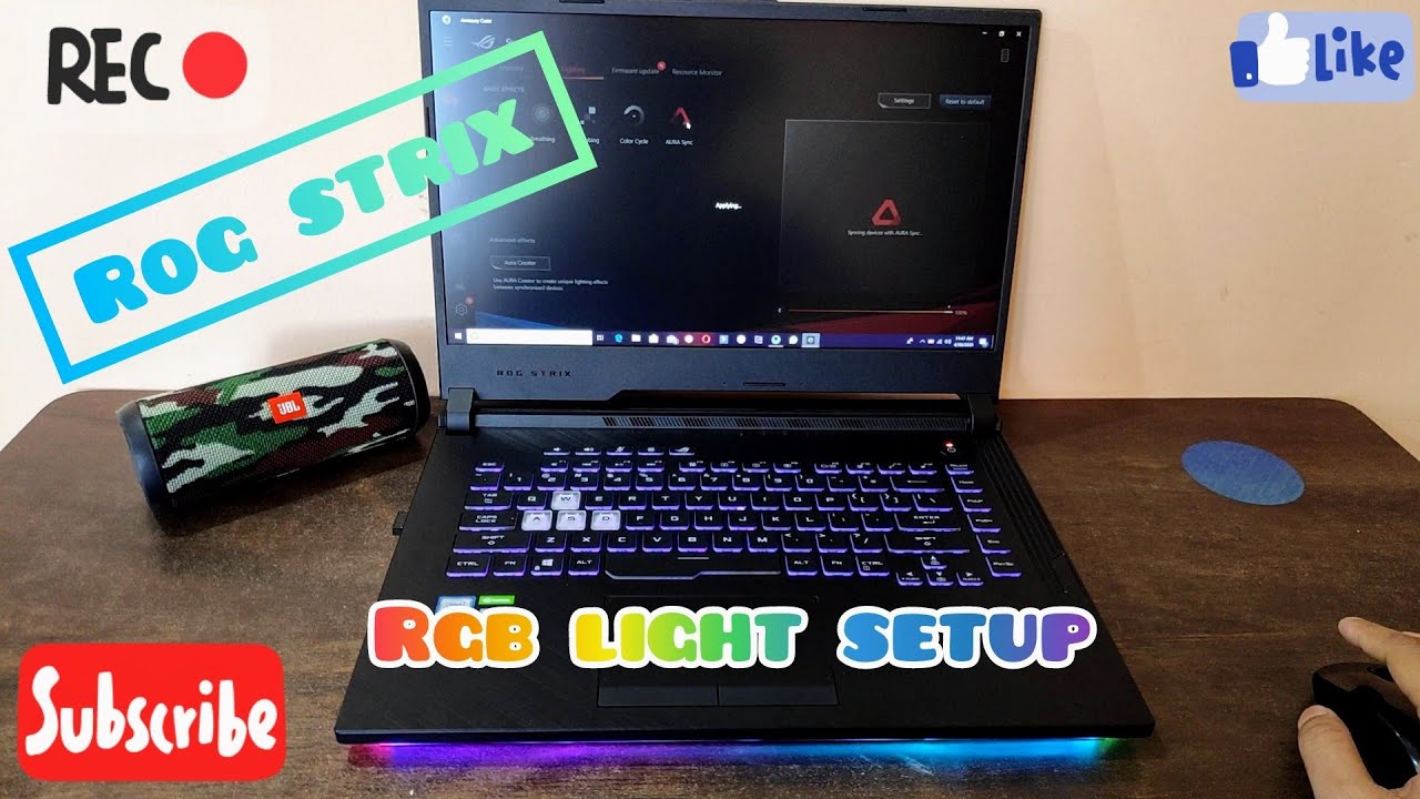 Asus ROG Strix RGB🔥 Setup Tutorial 👍 | Learn to switch btwn different ...