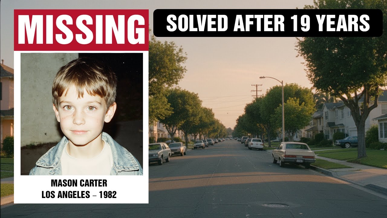 SOLVED: Los Angeles Cold Case | Mason Carter, 7 | Missing Boy Found ...