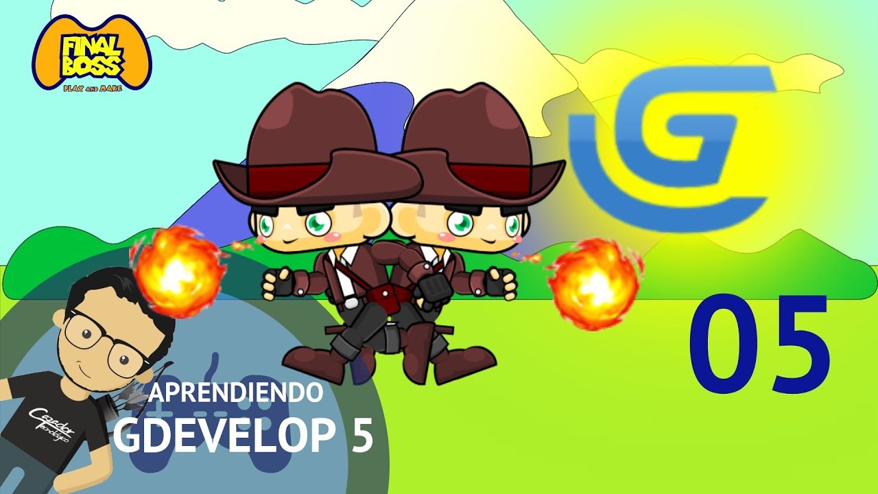 Sub-Eventos (Disparos Pt. 2) - GDevelop 5 Tutorial 05 - YouTube