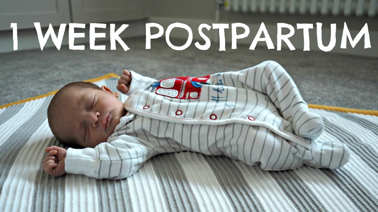 1 WEEK POSTPARTUM AND BABY UPDATE - YouTube