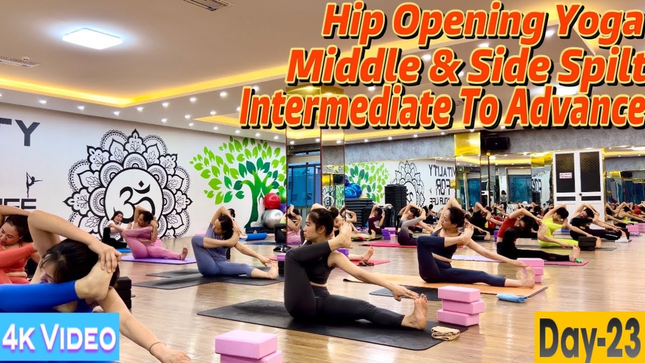 DAY-23 Hip Opening Yoga Middle & Side Split Intermediate To Advance | Master Ranjeet Singh ...