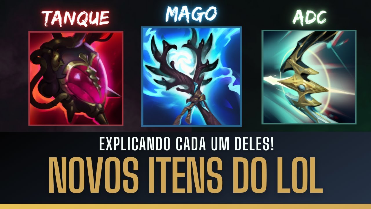 EXPLICANDO OS NOVOS ITENS DO LOL! 28 ADICIONADOS, 16 REMOVIDOS E 2 ...