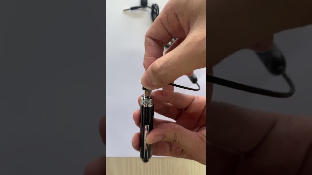 Daping DP32-Pro ペン型ボイスレコーダー イヤホンの使い方 - YouTube