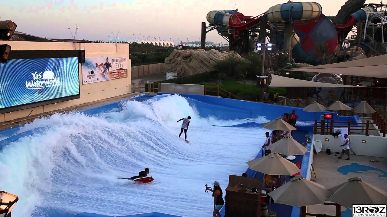 Practice during the World Flowboarding Championships (Flow Barrel ...