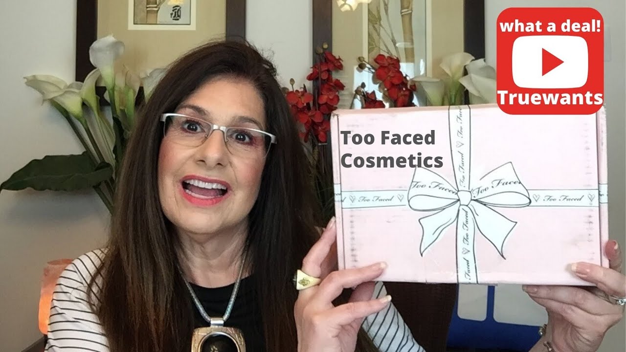 TOO FACED Cosmetics Website Deal 50% off ! Unboxing Swatches &Comparing ...